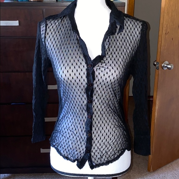 Guess | Tops | Guess Transparent Nylon 34 Sleeve | Poshmark